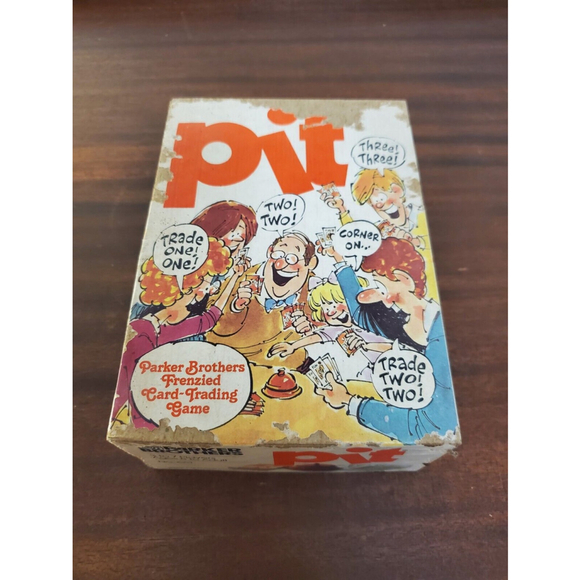 Games | Vintage Pit Game Box Is Damaged But Inside Is In Good Condition ...